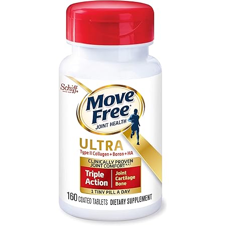 Amazon.com: Move Free Advanced Plus MSM Coated Tablets, Joint Health ...