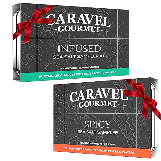 Amazon.com : Sea Salt Gift Set - Infused & Spicy Salt Sampler ...