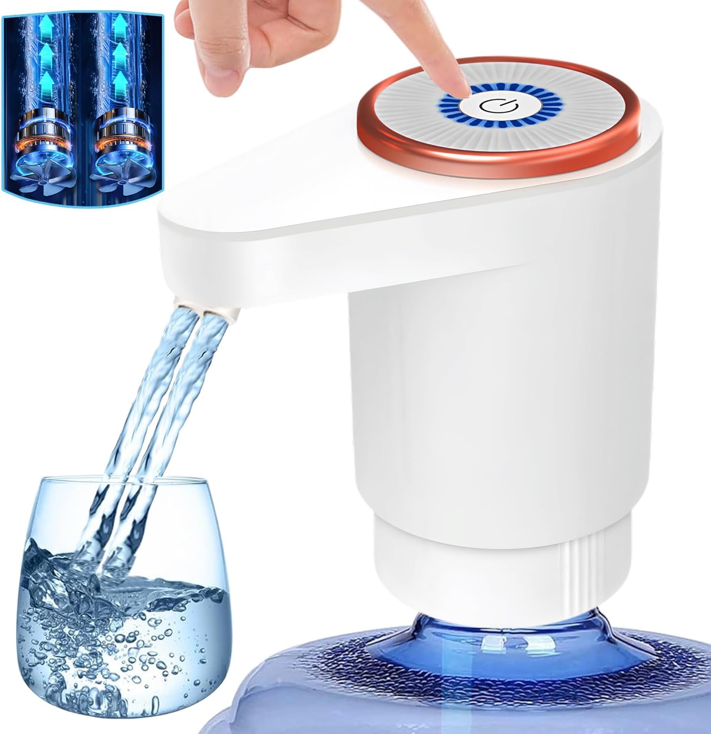 Rness Water Dispenser Pump Electric,Double Pumps High Horsepower,Double ...