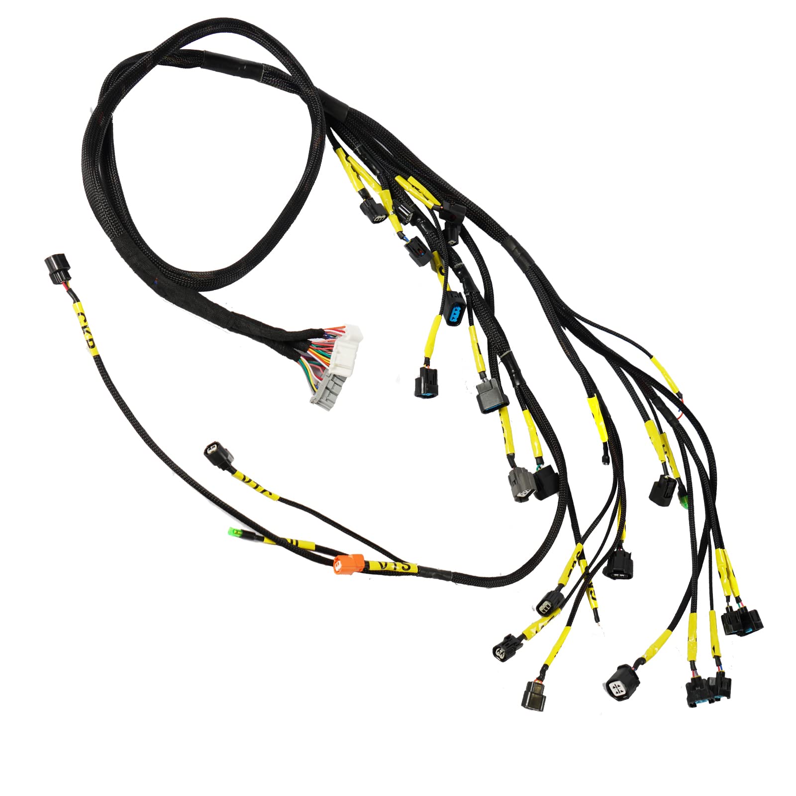 Amazon.com: YESHMA K20 K24 K-Series Tucked Engine Harness Compatible ...