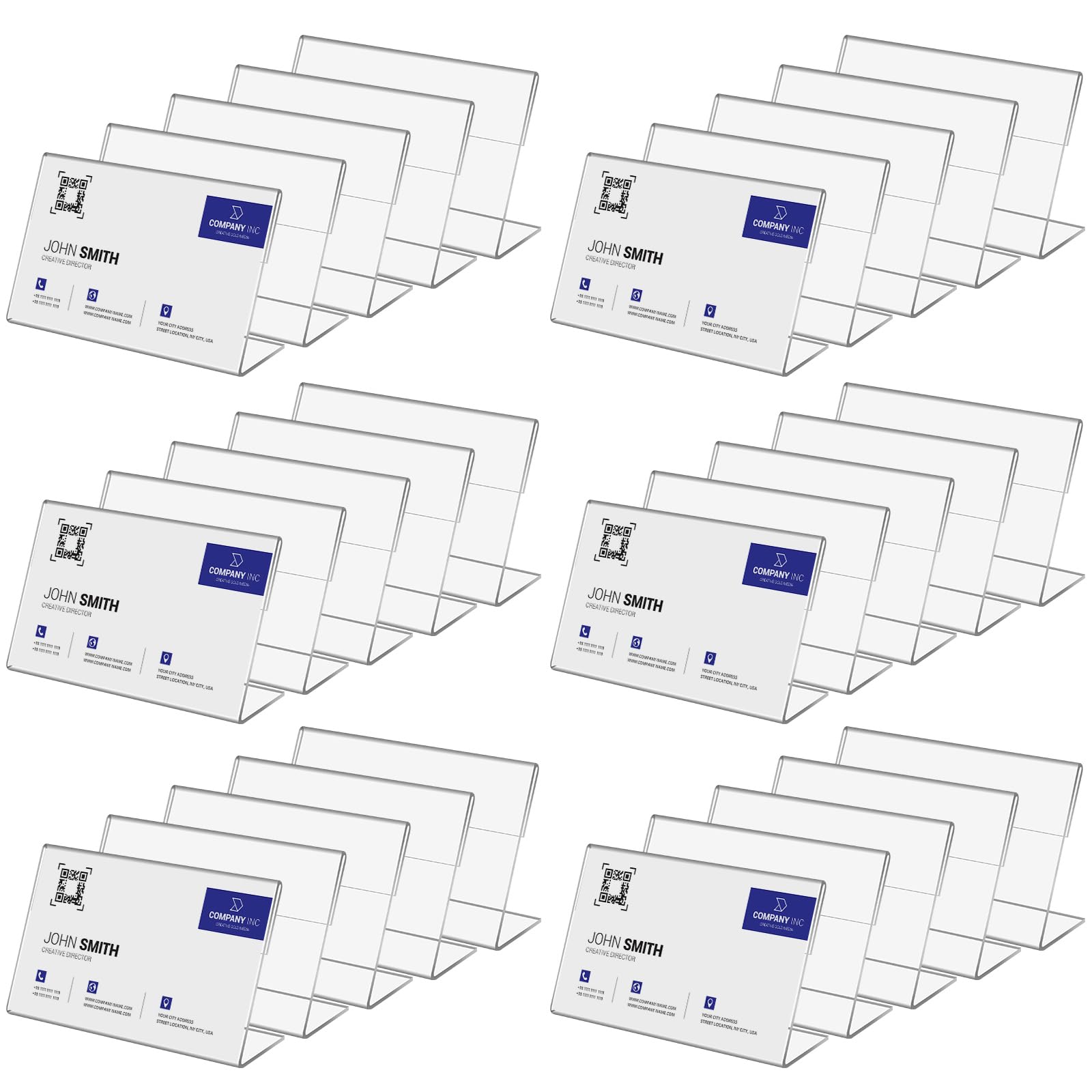 Amazon.com: 30 PCS Small Acrylic Sign Holder 2.36" X 1.57", Mini ...