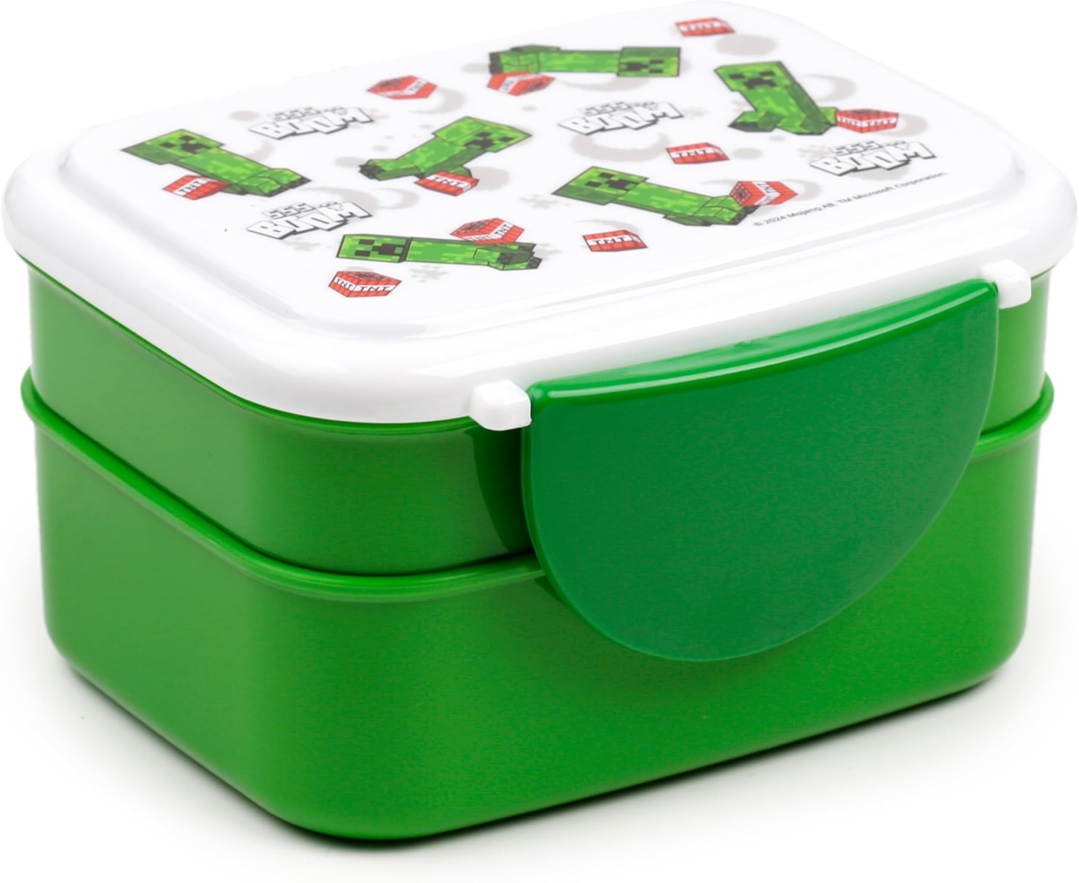 Amazon.com - Puckator Minecraft Creeper & TNT Clip Lock Stackable Bento ...