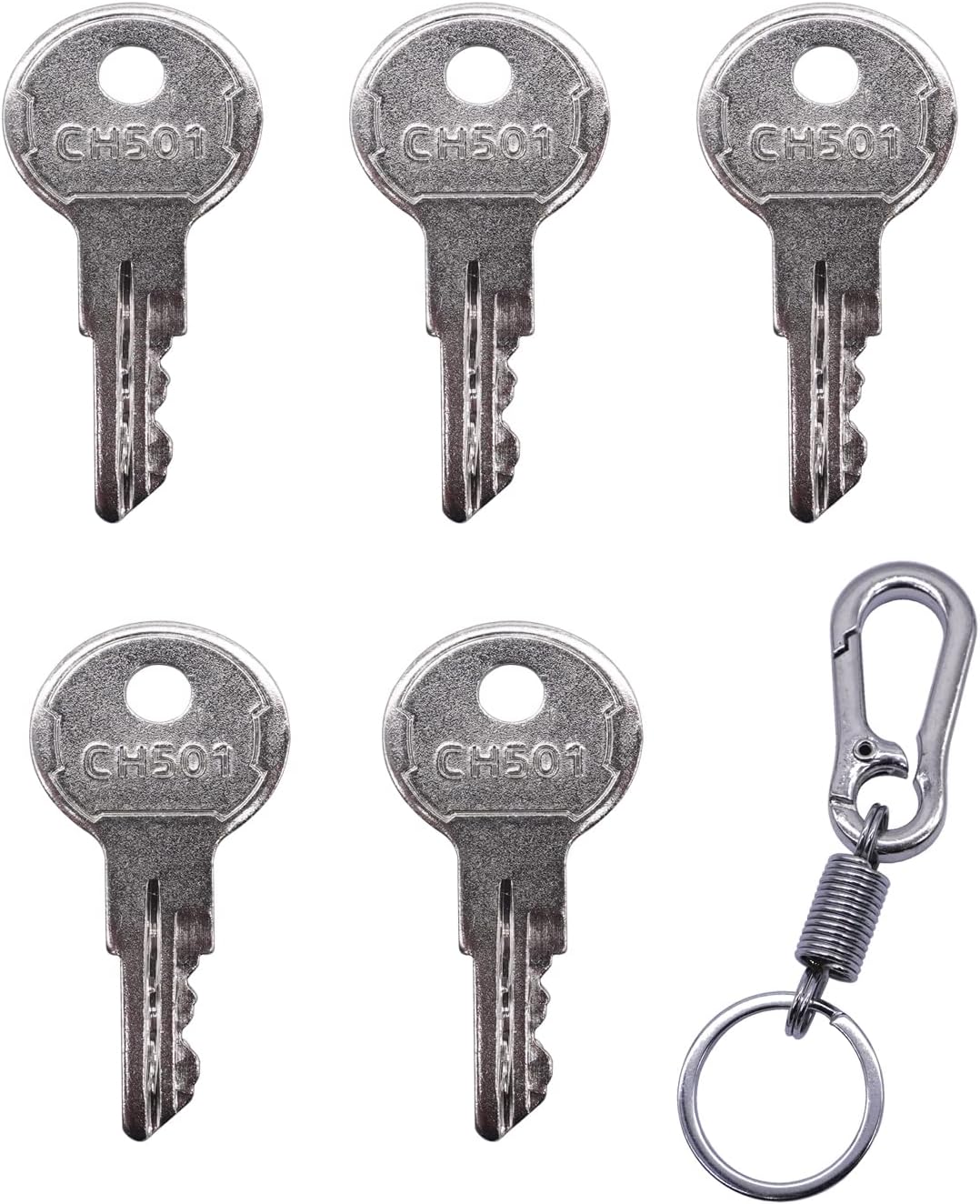 5 Pcs Compatible Toolbox Keys Code Cut CH501 Truck Tool Box Lock Key ...