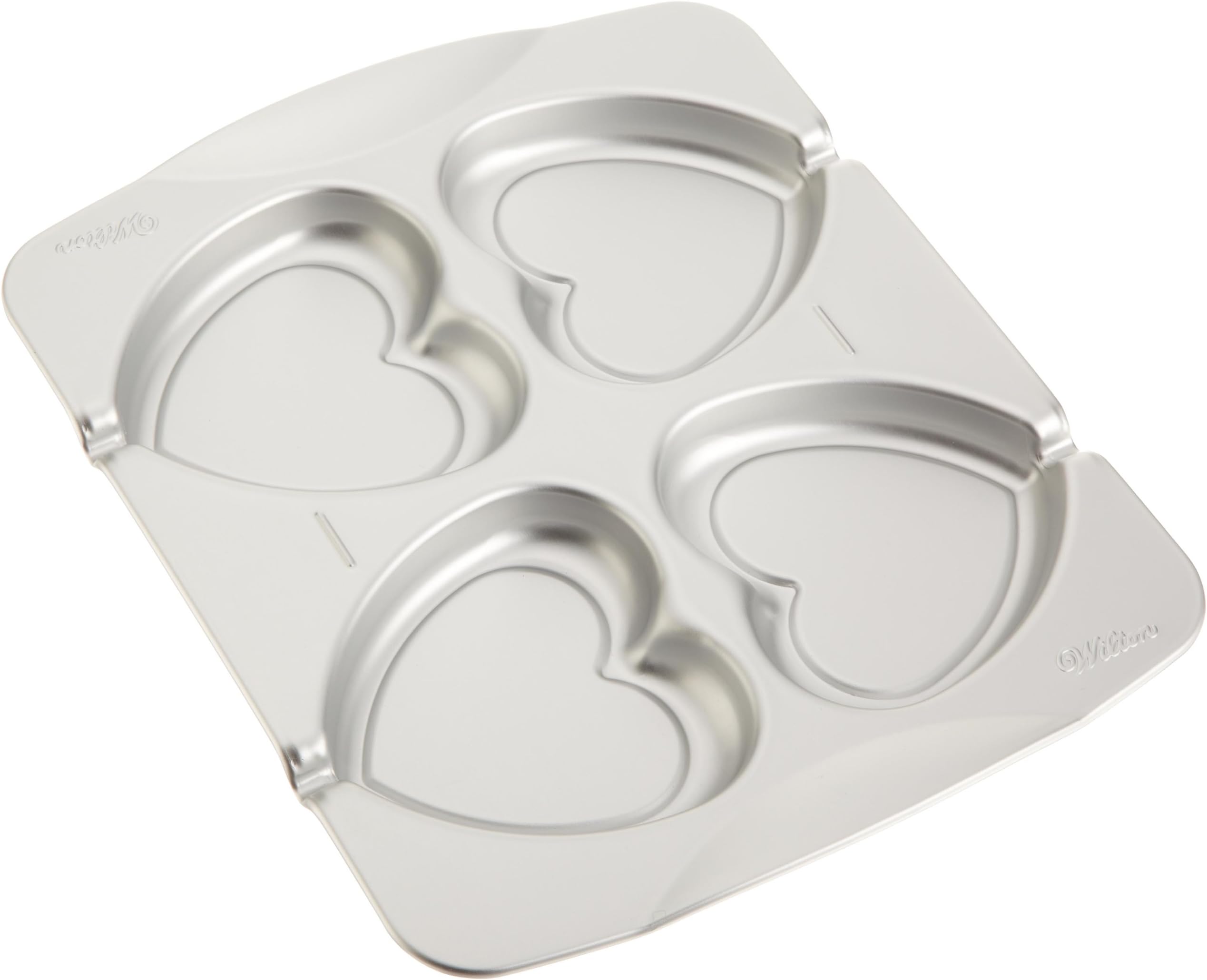Amazon.com: Wilton POPS Aluminum Heart Cookie Pan: Novelty Cake Pans ...