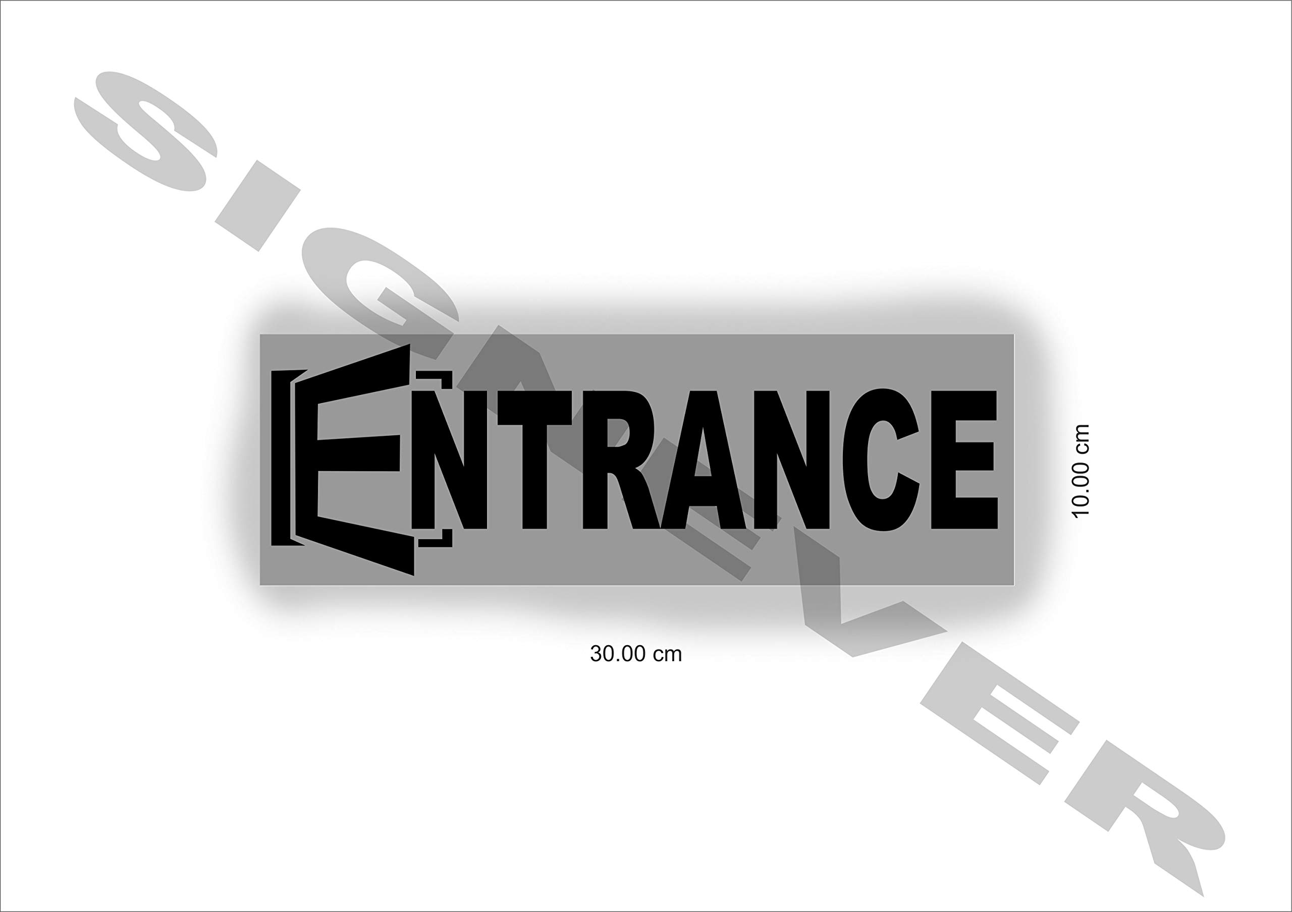 Buy SIGN EVER Entrance Sign Board Bank Office Hospital School Hotel ...