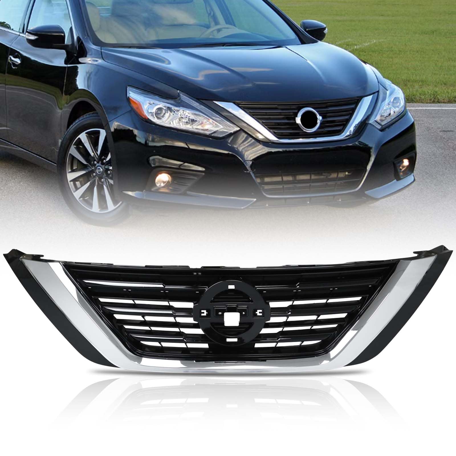 Snapklik.com : Kspeed Front Bumper Black Air Intake Grille Replacement ...