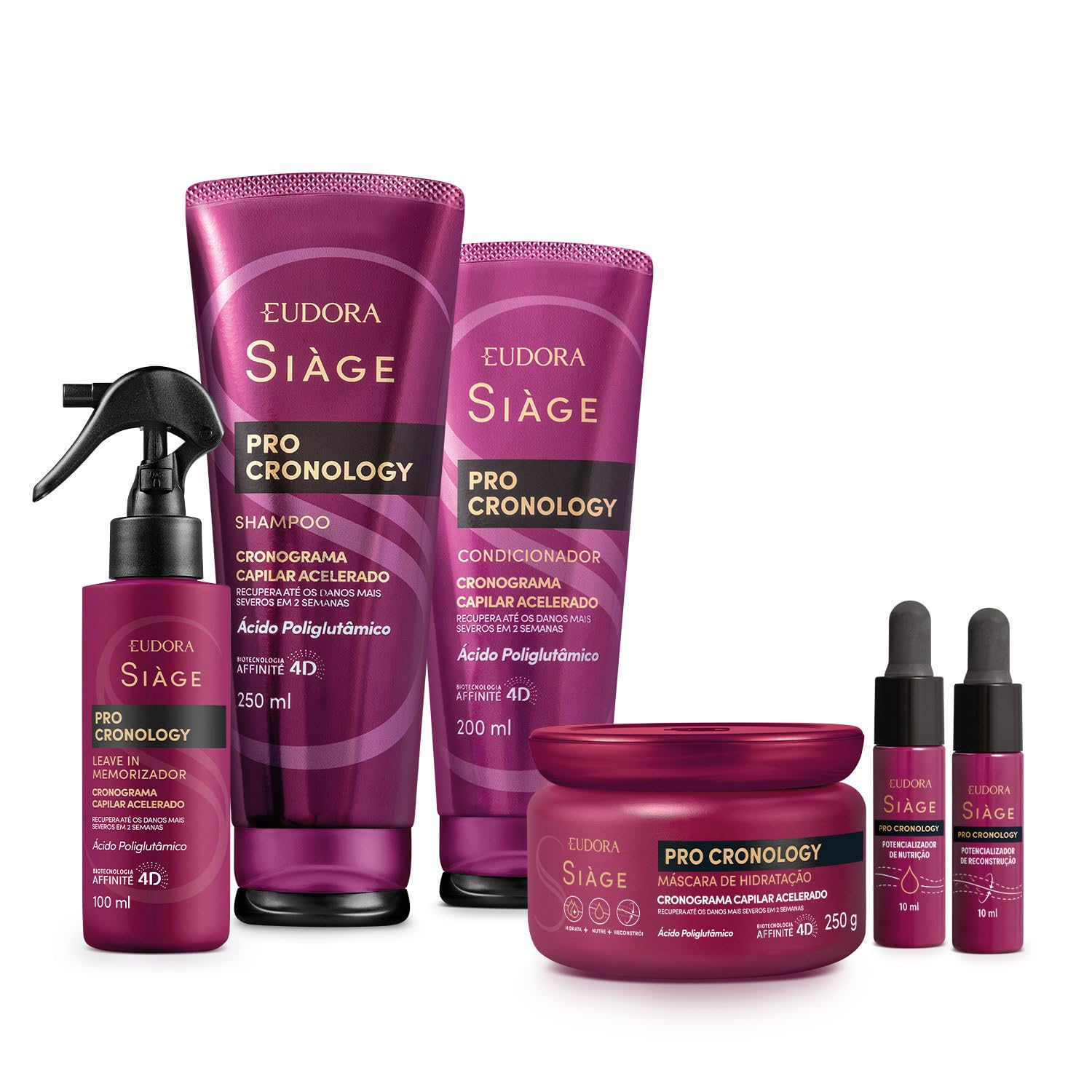 Eudora Kit Siàge Pro Cronology (6 itens) | Amazon.com.br