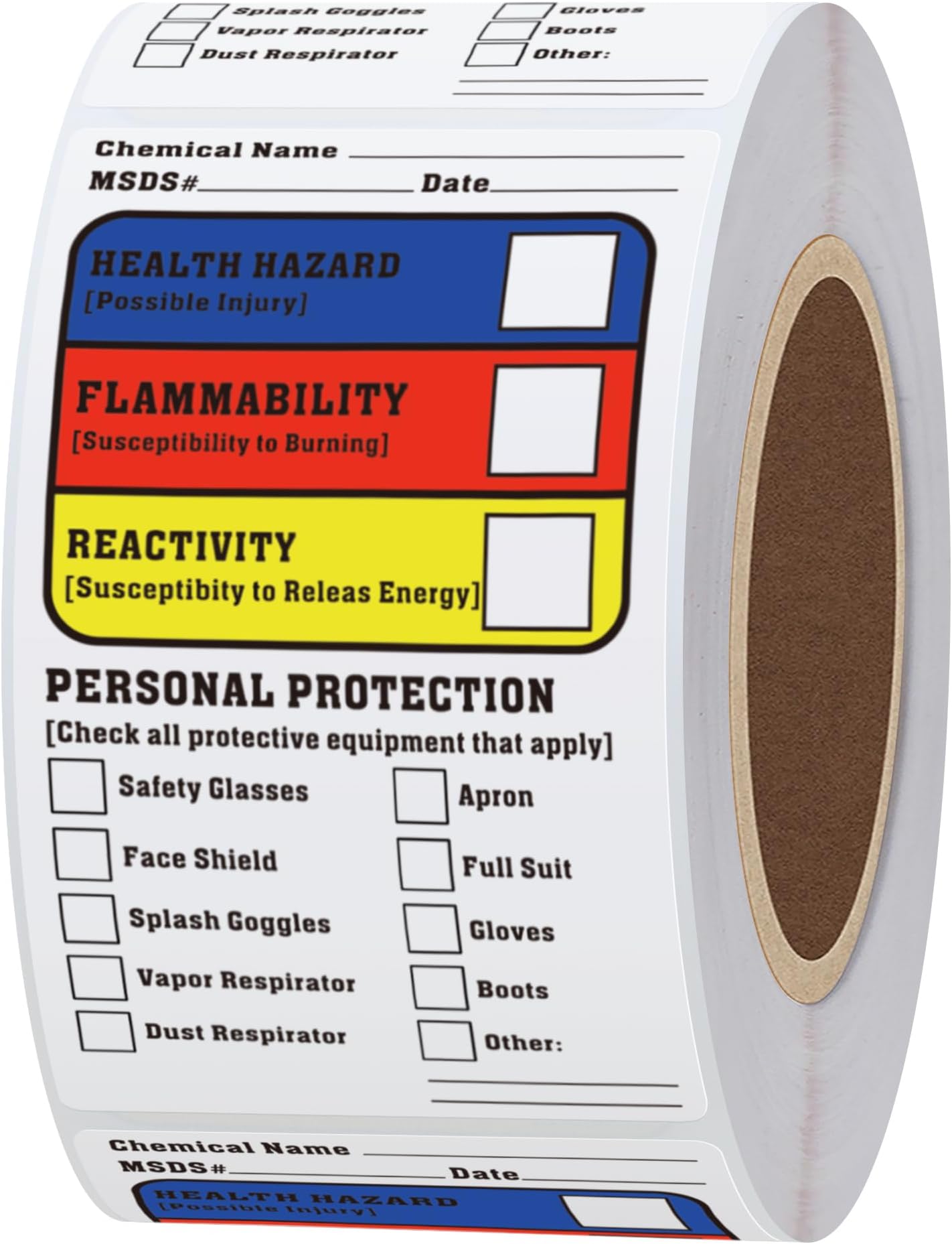 Amazon.com: SDS Stickers/MSDS Stickers for Chemical Safty Data 2 X 3 ...