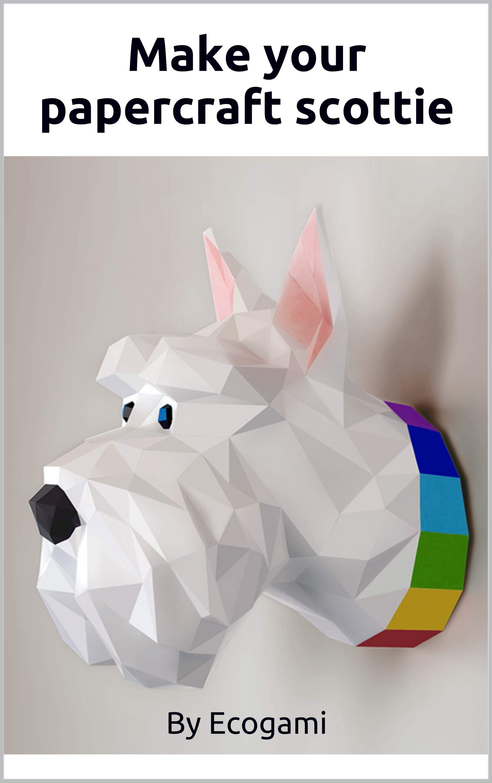 Make Your Papercraft Scottie 3d Puzzle Paper Sculpture Papercraft ...