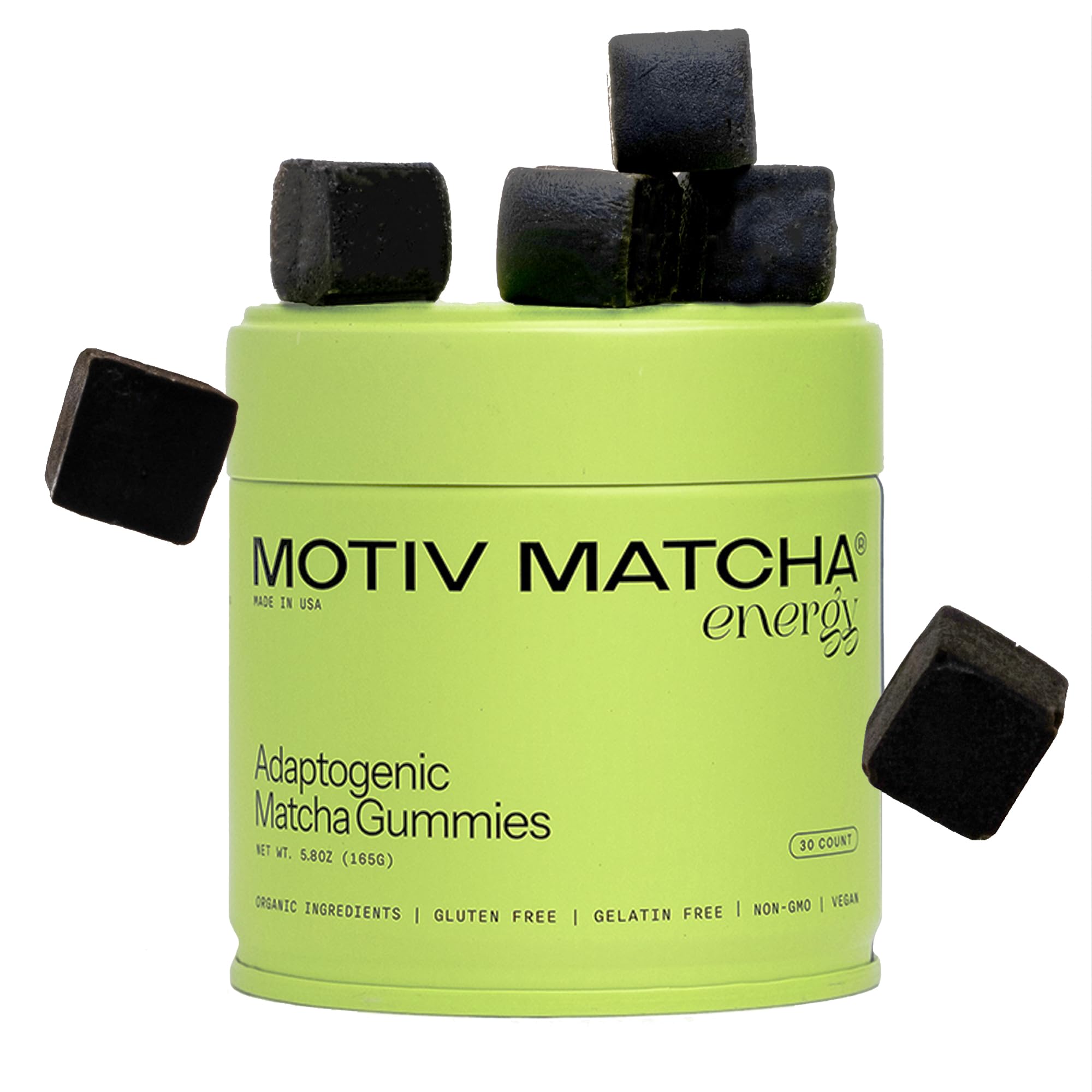 Amazon.com : Motiv Matcha Gummies, Superfood Energy Gummies with ...