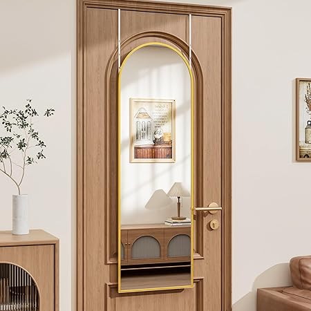 Amazon.com: Rowjut Full Length Door Mirror, Wall Mounted Wall Mirrors ...