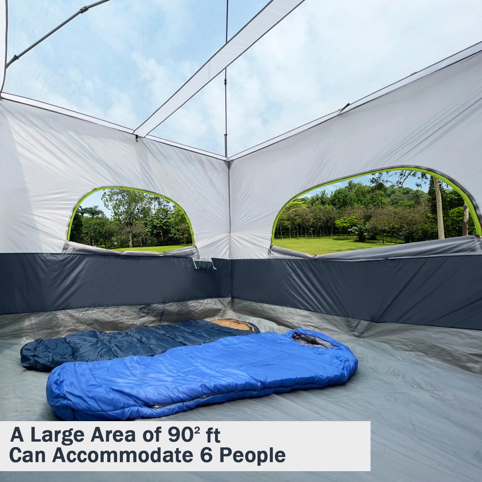 Snapklik.com : UNP Camping Canopy Tent - Inner Tent For 10 X 10 Pop Up ...