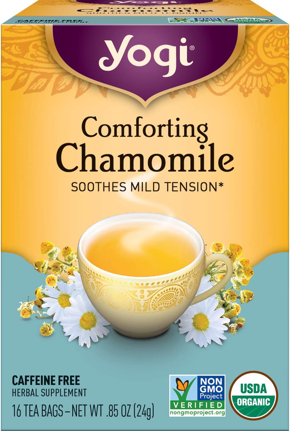 Amazon.com : Yogi Tea Well-Being Variety Pack - 16 Tea Bags per Pack (4 ...