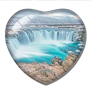 Amazon.com: Iceland Magnet Iceland Godafoss Waterfall 3D Fridge Magnet ...