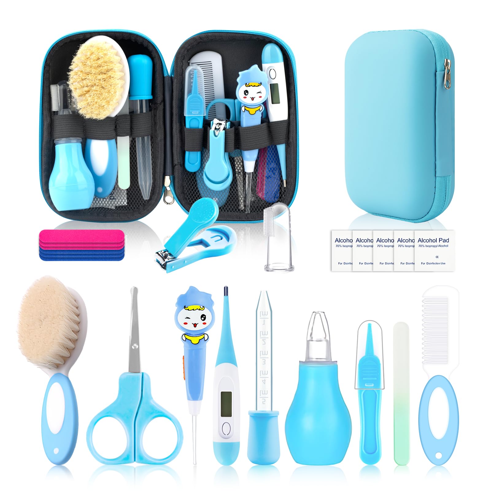 Amazon.com: Baby Healthcare and Grooming Kit, Baby Safety Set Newborn ...