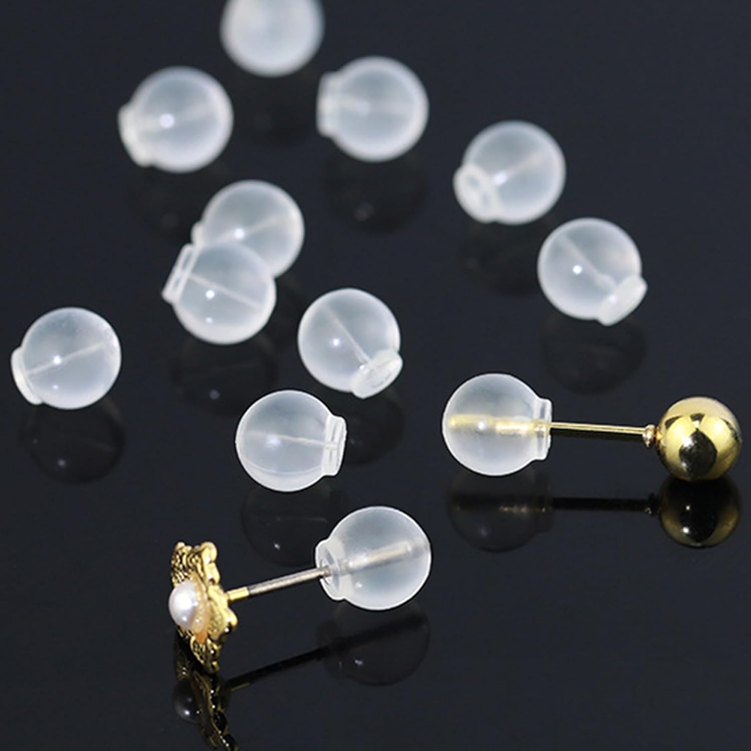 Amazon.com: Comfort Impenetrable Earring Safety Backs, Medical Grade ...