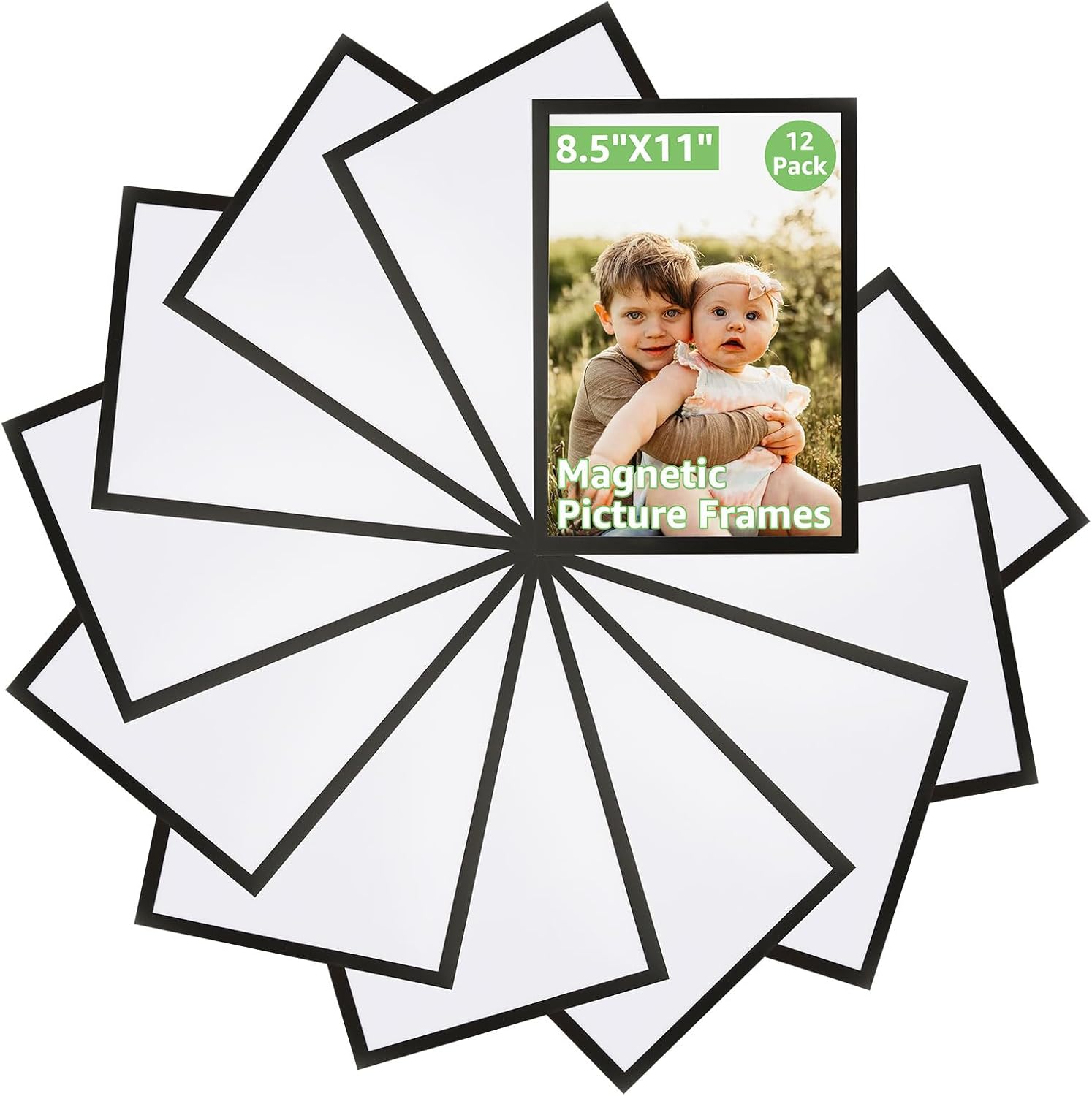 Amazon.com: CertBuy 8.5"x11" Magnetic Picture Frames Magnetic Sheet ...