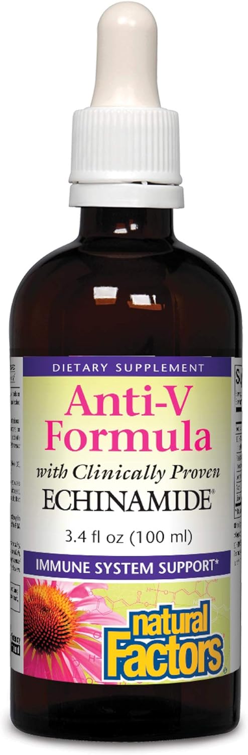 Amazon.com: Natural Factors, Anti-V Liquid Formula, Echinacea ...
