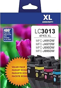 Amazon.com: USEHOTI LC3013 LC3011 Compatible for Brother LC3013 Ink ...