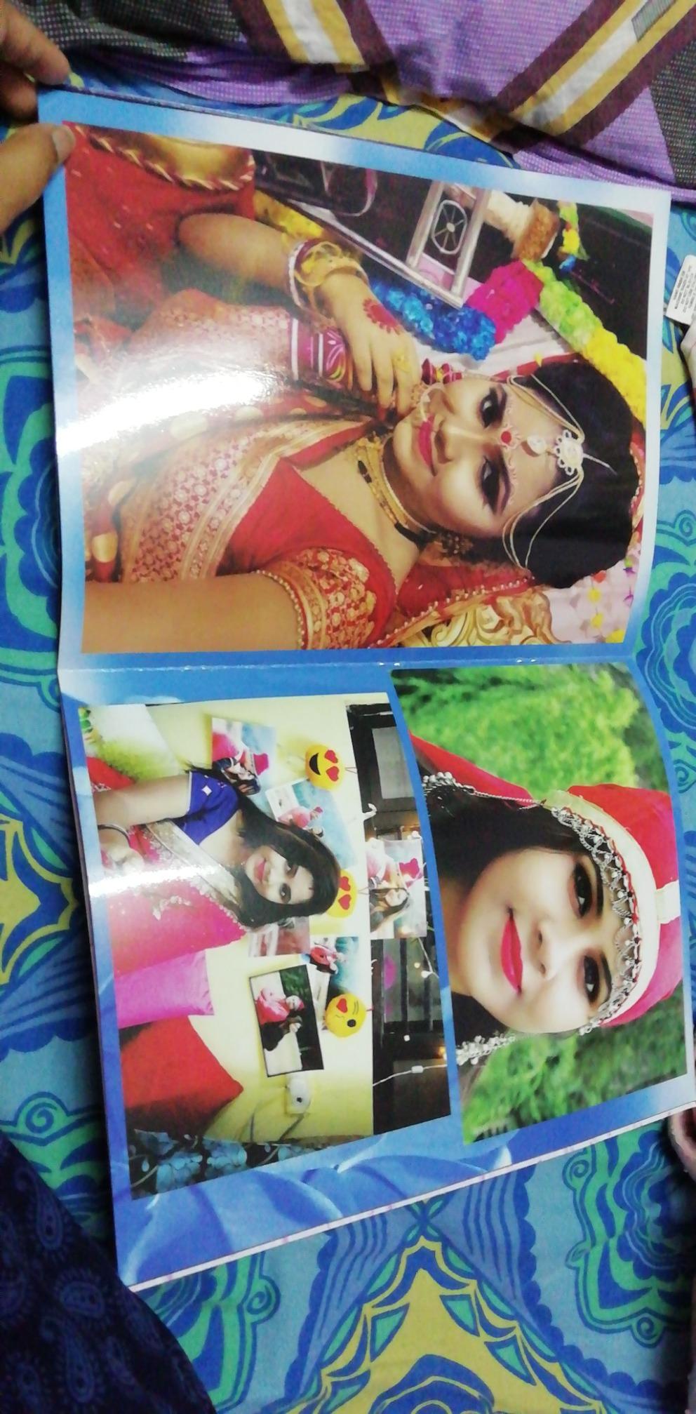 YAHVI Personalized 9"x11" Magazine Style Photo Album (Multicolour, 8 ...