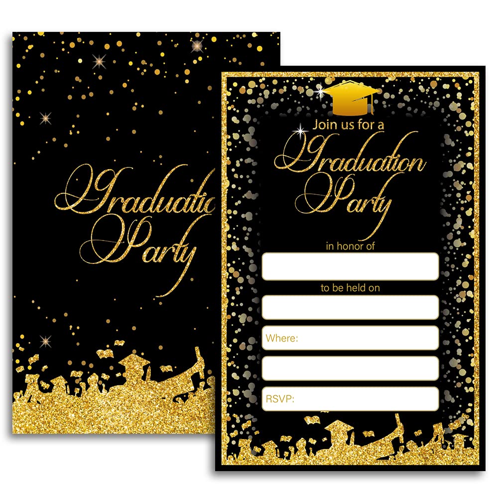 Amazon.com : FujLoy 20 Cards with Envelopes, graduation party ...