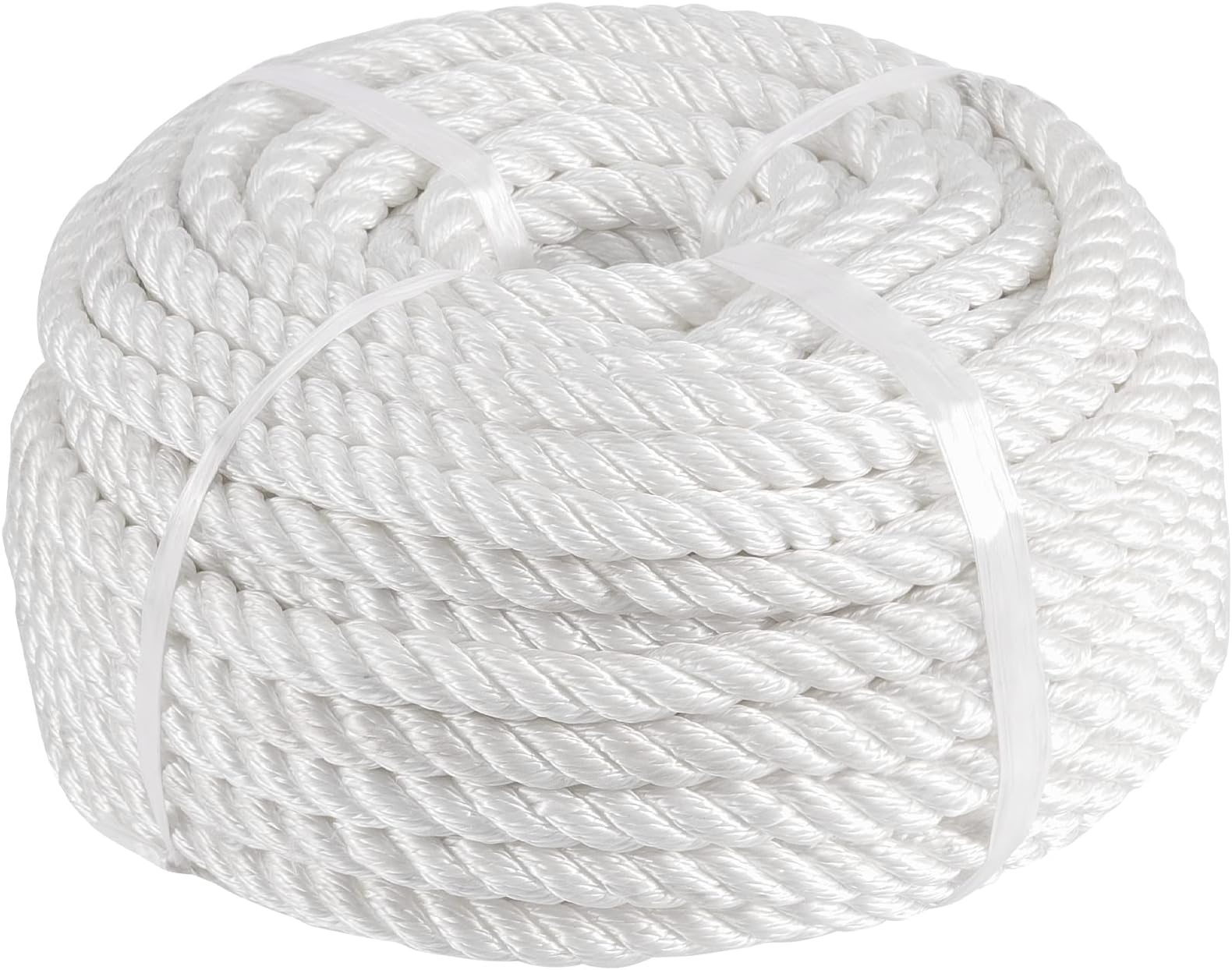 Golberg 3-Strand Twisted PolyDac, Combo Rope - (1/2 Inch x 100 Feet ...