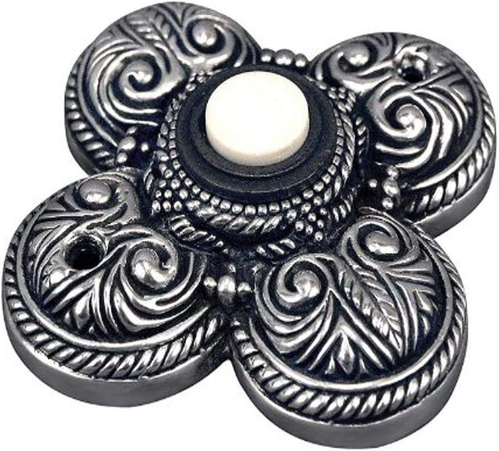 Vicenza Designs D4009 Napoli Doorbell, Antique Silver - Doorbell Kits ...