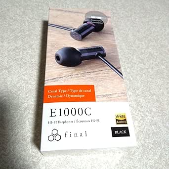 Amazon.co.jp: final E1000C ハイレゾイヤホン BLACK : 家電＆カメラ