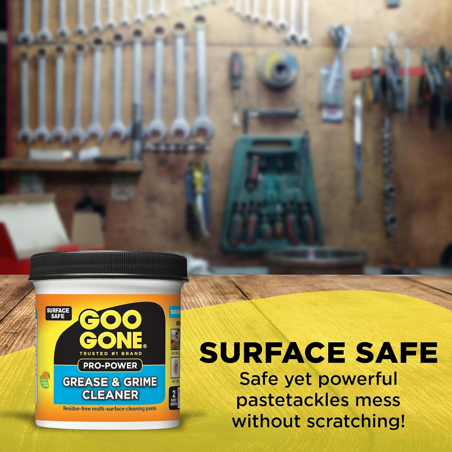Goo Gone Grease & Grime Cleaner, Pasta de limpeza multiuso para
