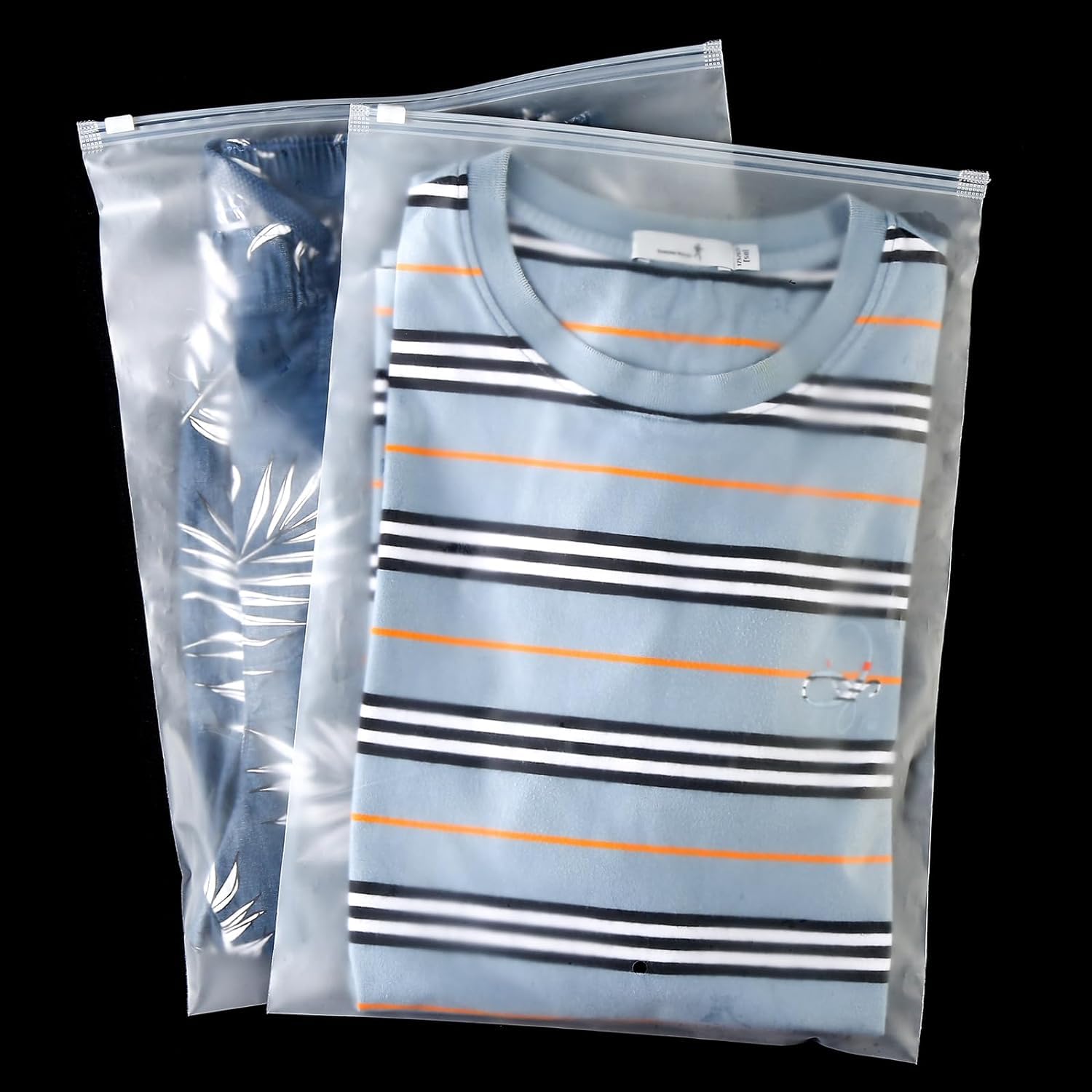 Amazon.com: 4 Mil Sturdy Frosted Slider Zip Clothing Bags, 12''x16 ...