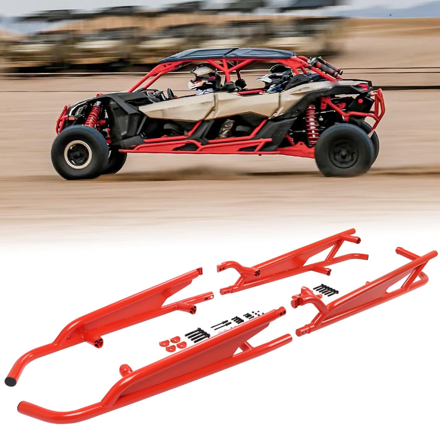 Amazon.com: ELITEWILL Maverick X3 Max Rock Sliders Side Nerf Bars 4 ...