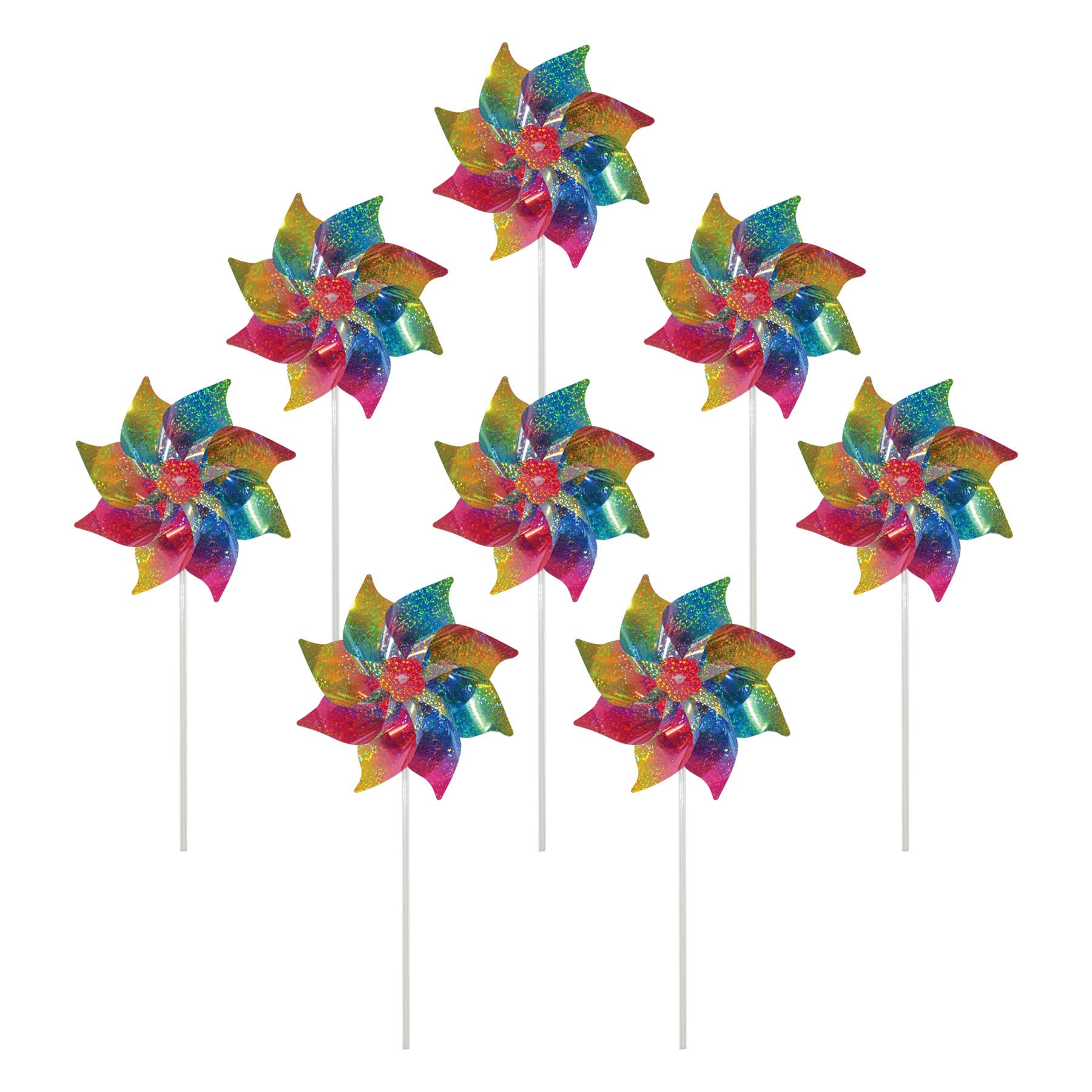 Metallic Dollar Tree Pinwheels