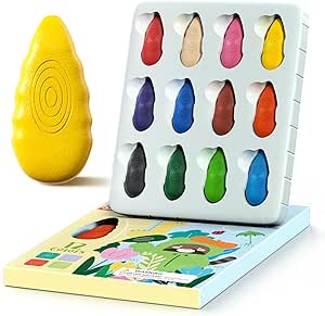 Amazon.com: 12 Water Drop Crayons - Non Toxic Crayons for Toddlers ...