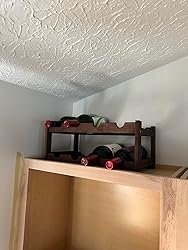 Amazon.com: BAMEOS Bamboo Wine Rack Storage, 3 Tier Wine Racks ...