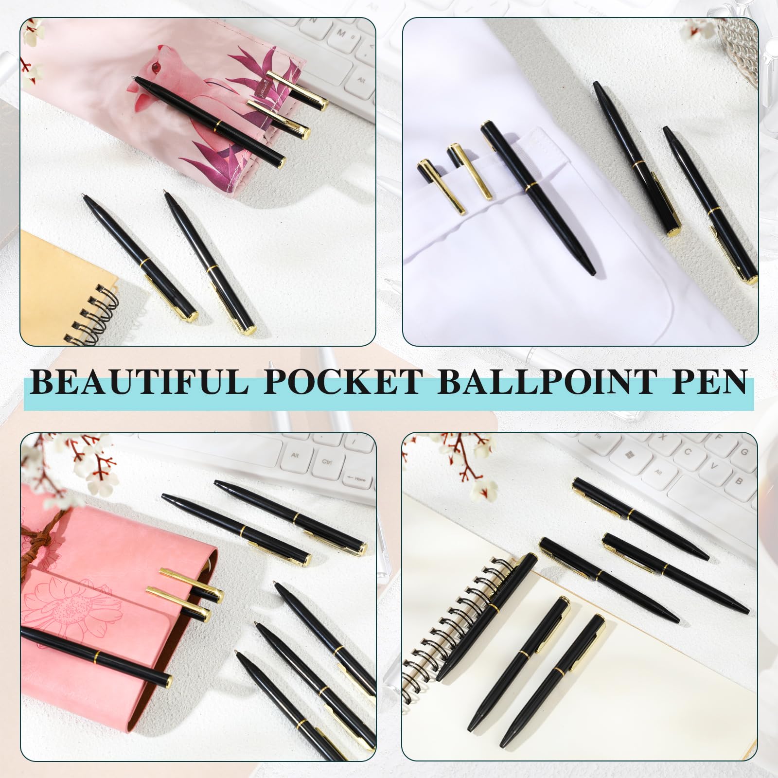 Snapklik.com : Teling 72 Pcs Small Ballpoint Pen Mini Pens Bulk 4 Inch ...