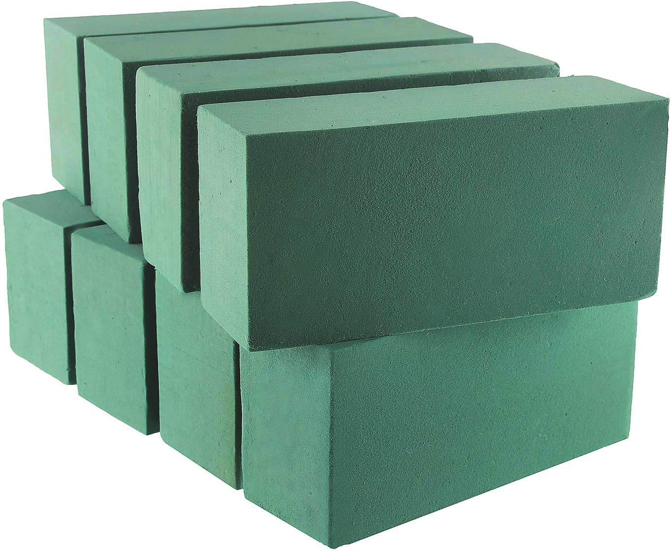 Amazon.com: VEYLIN 8 PCS Wet Floral Foam Bricks Green Styrofoam Blocks ...