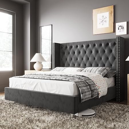 Amazon.com: Home Life Premiere Classics Cloth Black Linen 51" Tall ...