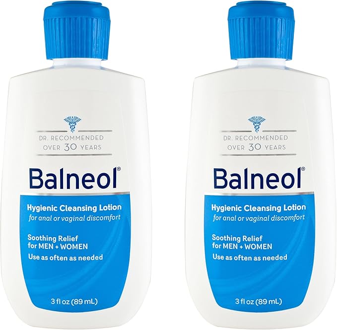 Amazon.com: Balneol Hygienic Cleansing Lotion, 3oz Bottle (pack of 2 ...