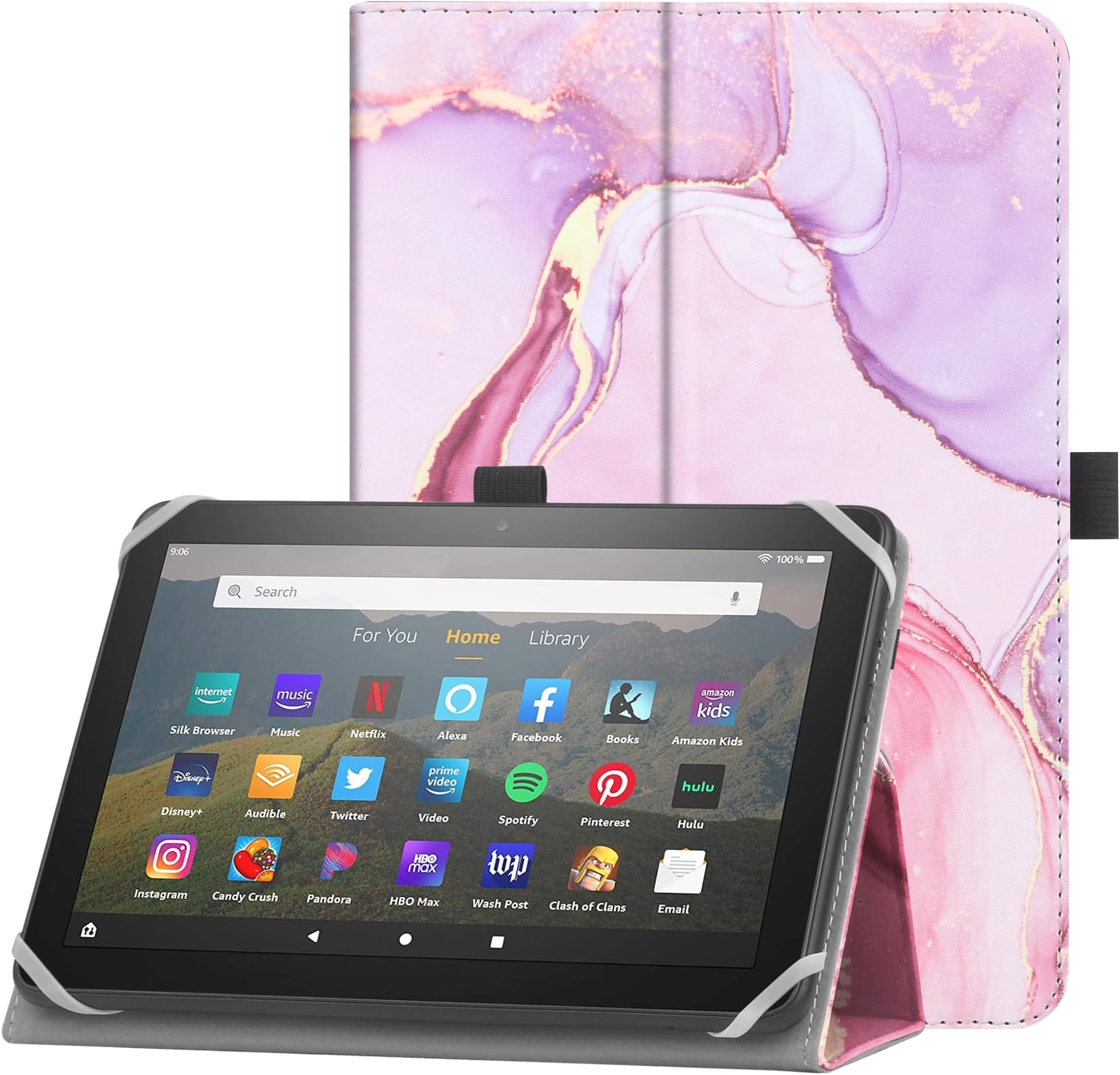 Amazon.com: HoYiXi Universal Case for 7-8 inch Tablet Fire HD 8/Fire HD ...