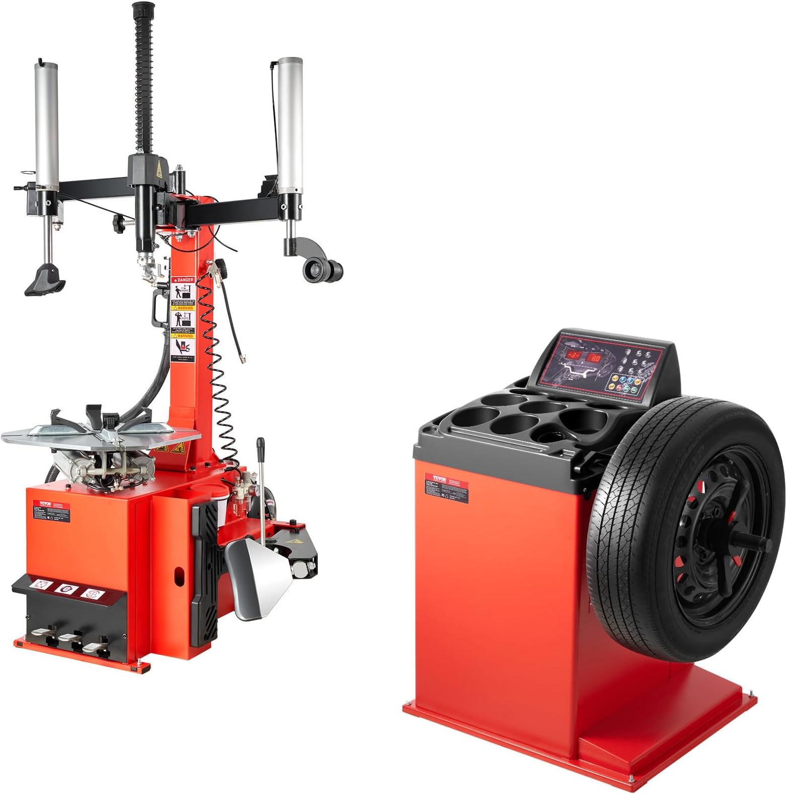VEVOR Electric Tire Changer, 18" Spindle, Durable Tire Changer Tire ...