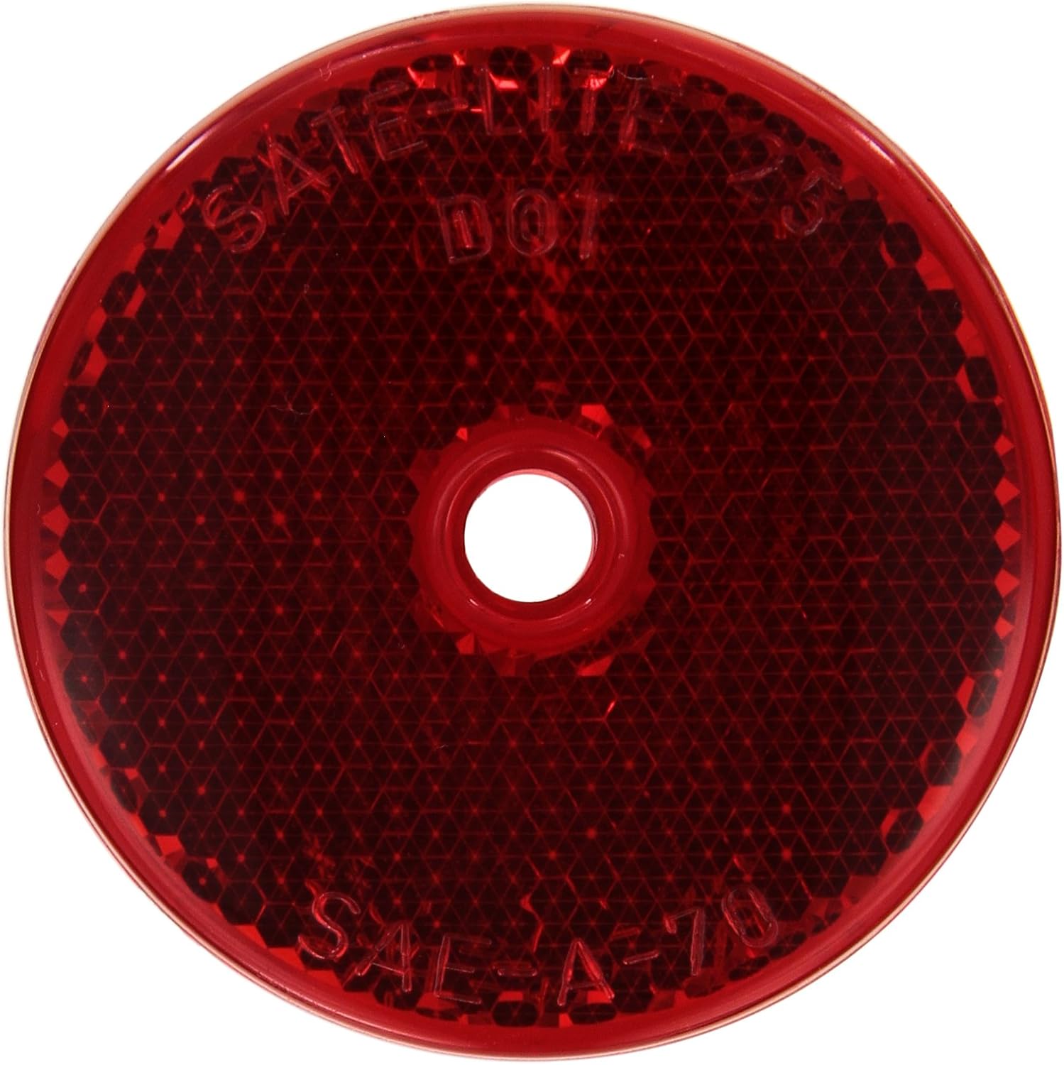 Bargman 70-71-170 Reflector with Center Mounting Hole, Round, 2-3/16 ...