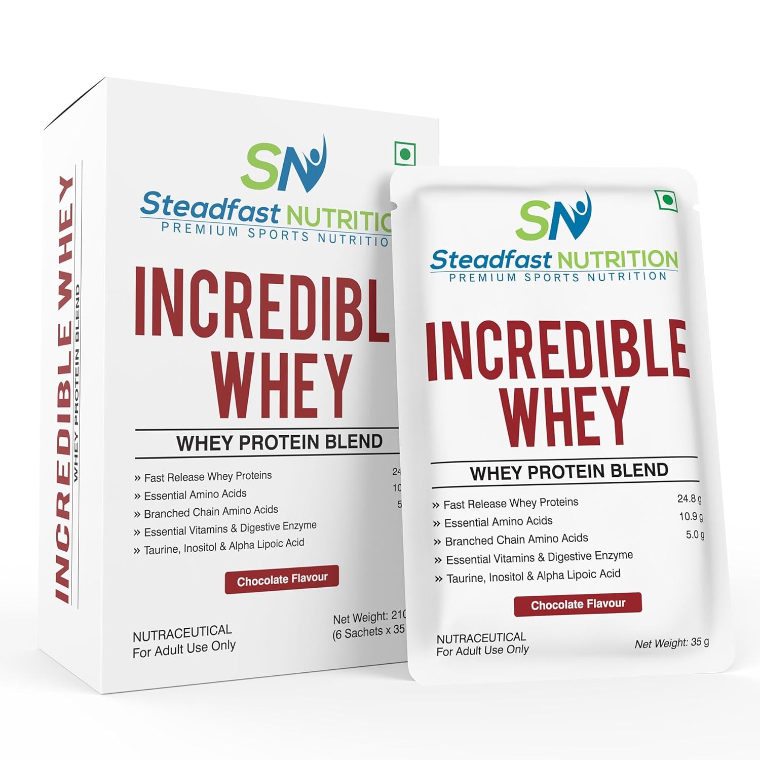 Steadfast Nutrition Incredible Whey Protein| Isolate and Concentrate ...