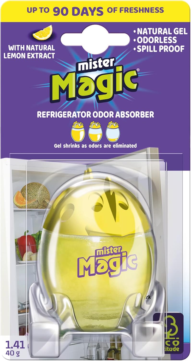Amazon.com: Mister Magic Refrigerator Odor Absorber | Fridge Freshener ...