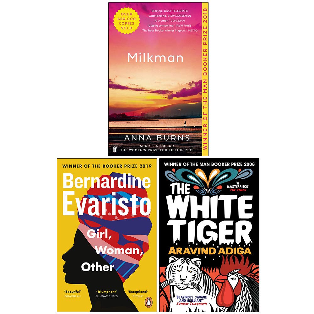 Milkman, Girl Woman Other, The White Tiger 3 Books Collection Set: Anna ...