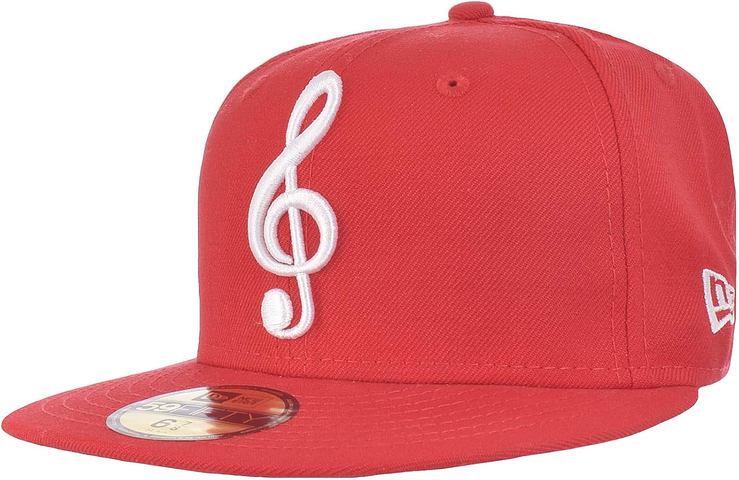 New Era Music Note Red 59fifty 5950 Fitted Cap Limited Exclusive ...