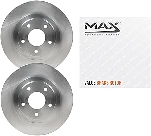 Amazon.com: Max Advanced Brakes Front Brake Rotors Compatible With 2004-2014 2015 2016 2017 2018 ...