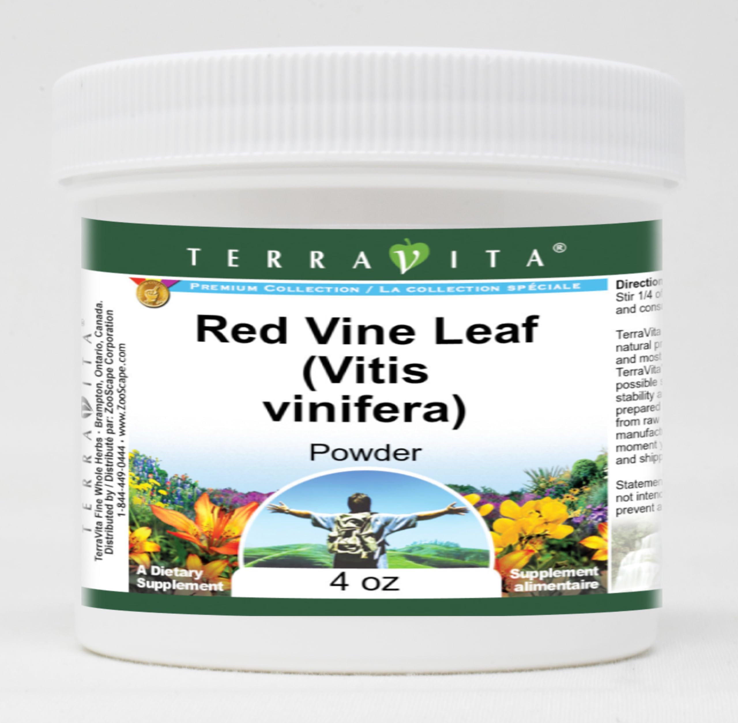 Amazon.com: Red Vine Leaf (Vitis vinifera) Powder (4 oz, ZIN: 511412 ...