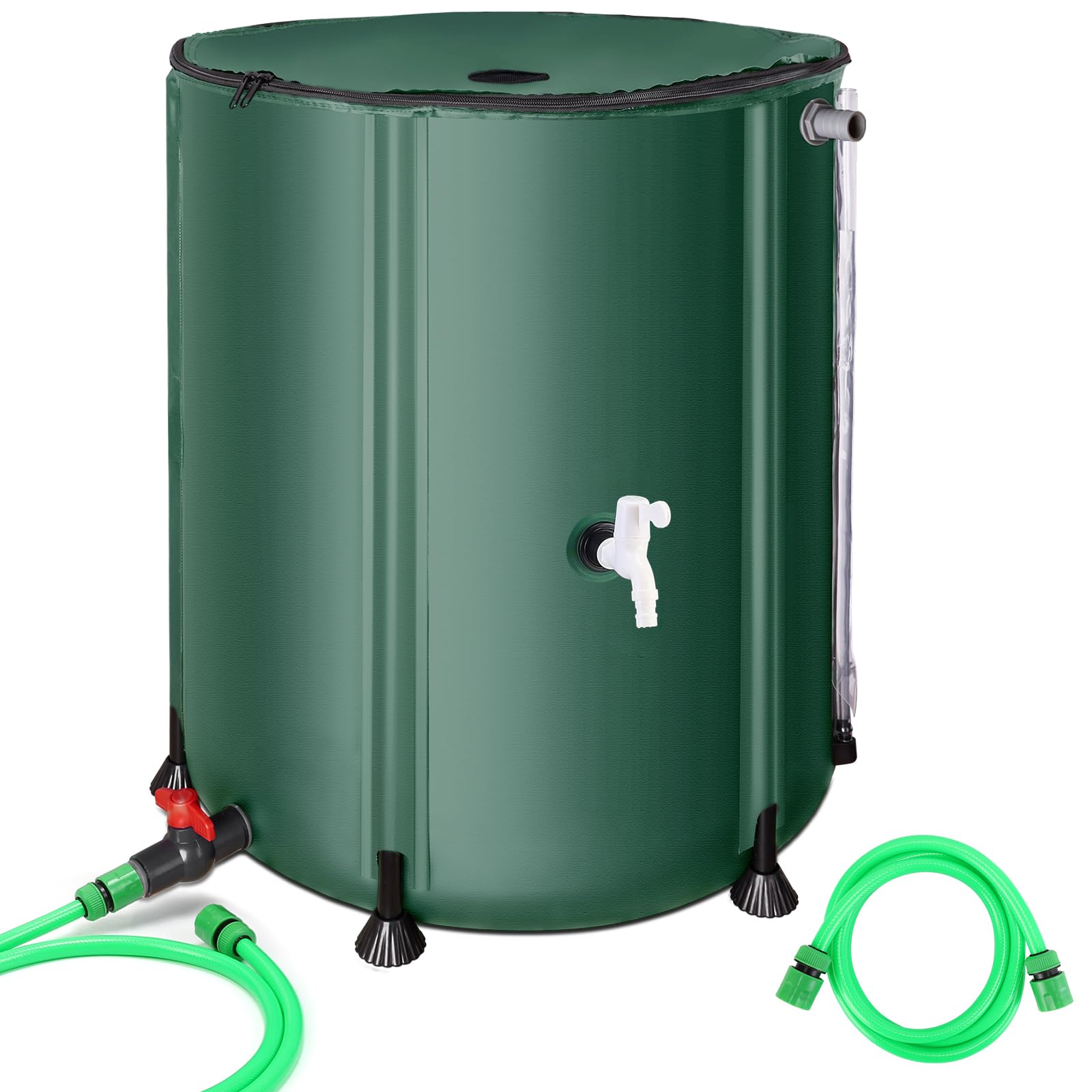 Rain Barrel Water Collection System 53 Gallon - Collapsible Portable ...