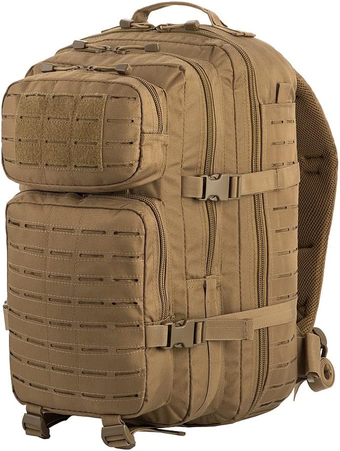 Amazon.com: M-Tac Large Laser Cut Backpack 36L - Tactical Military ...