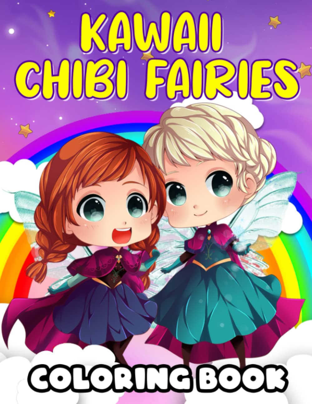 Buy Kawaii Chibi Fairies Coloring Book: Cute Magical Fairy Coloring ...